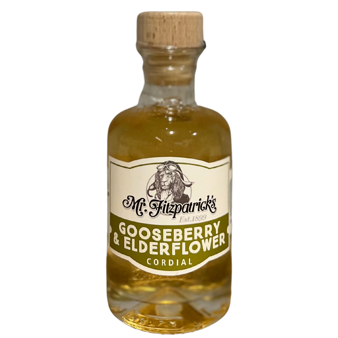 Mr Fitz Gooseberry & Elderflower Cordial 100ml SINGLE – Mr. Fitzpatrick's Cordials