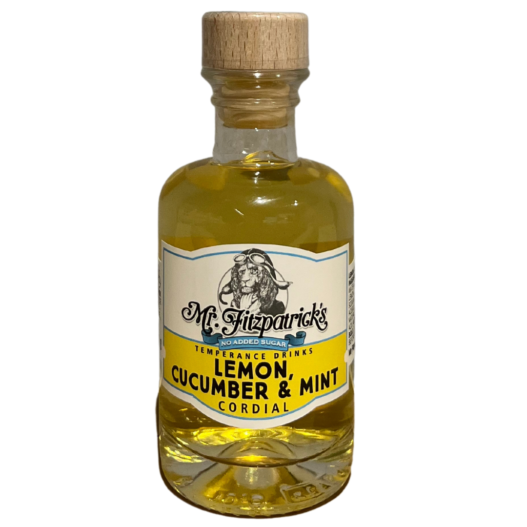 Mr Fitz Lemon, Cucumber & Mint - No Added Sugar Cordial 100ml SINGLE – Mr. Fitzpatrick's Cordials