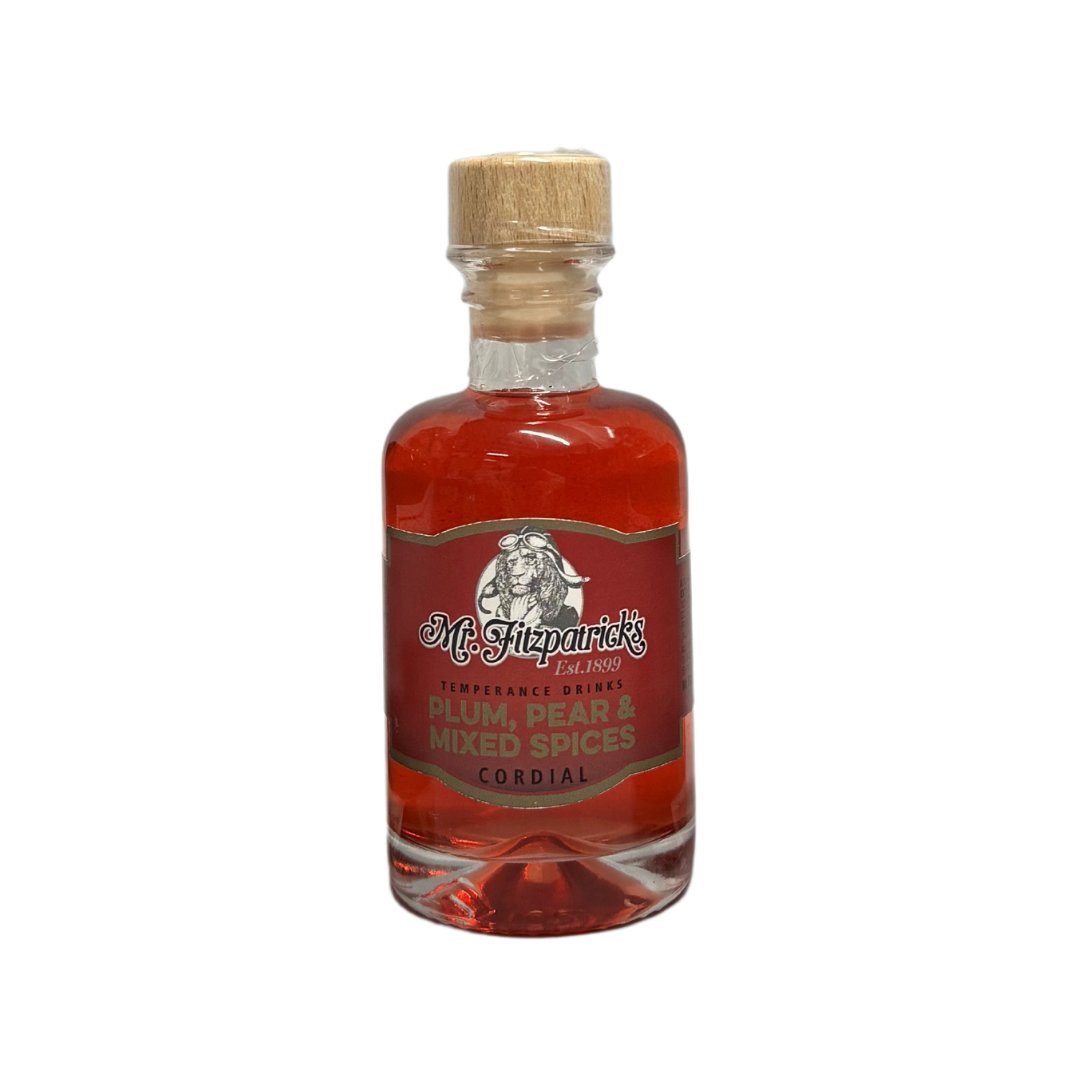Mr Fitz Plum, Pear & Mixed Spices Cordial 100ml SINGLE – Mr. Fitzpatrick's Cordials