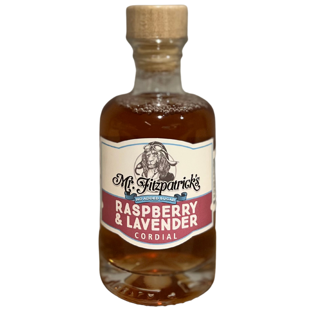 Mr Fitz Raspberry & Lavender - No Added Sugar Cordial 100ml SINGLE – Mr ...